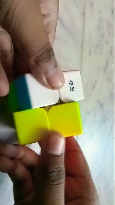 check board pattern on 2by2 cube #all in my media - YouTube