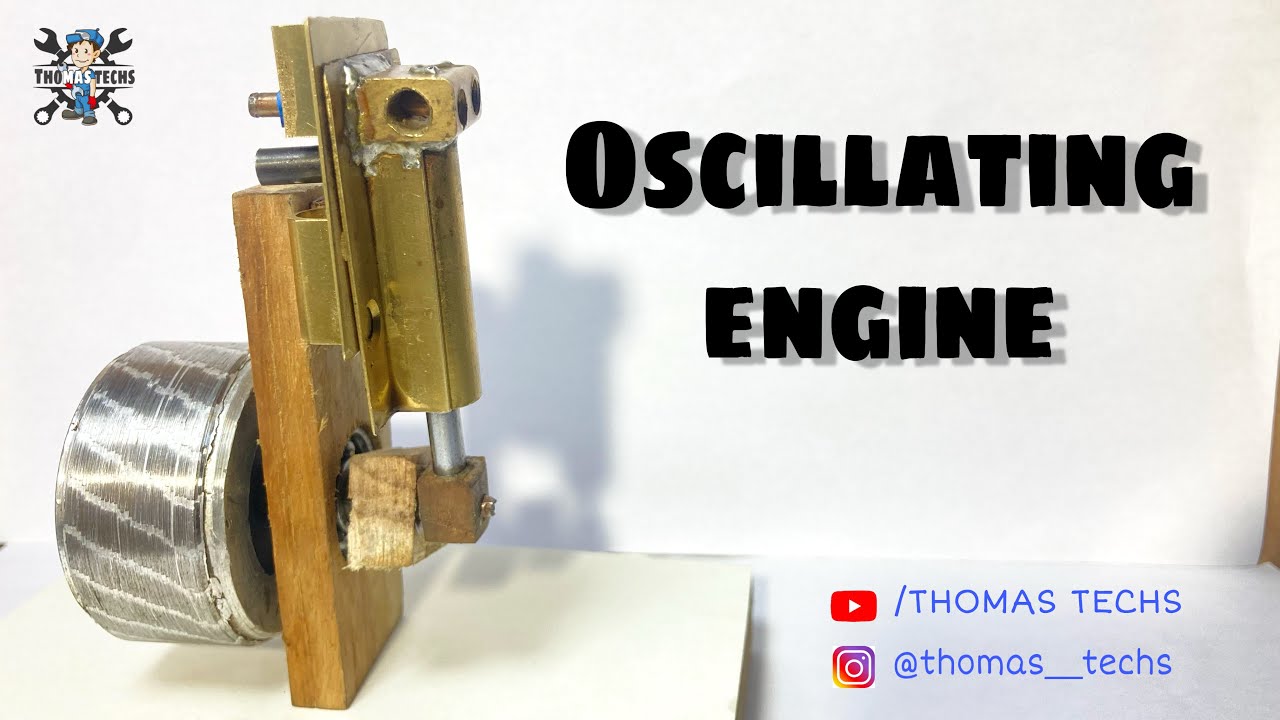 Homemade Oscillating engine - YouTube