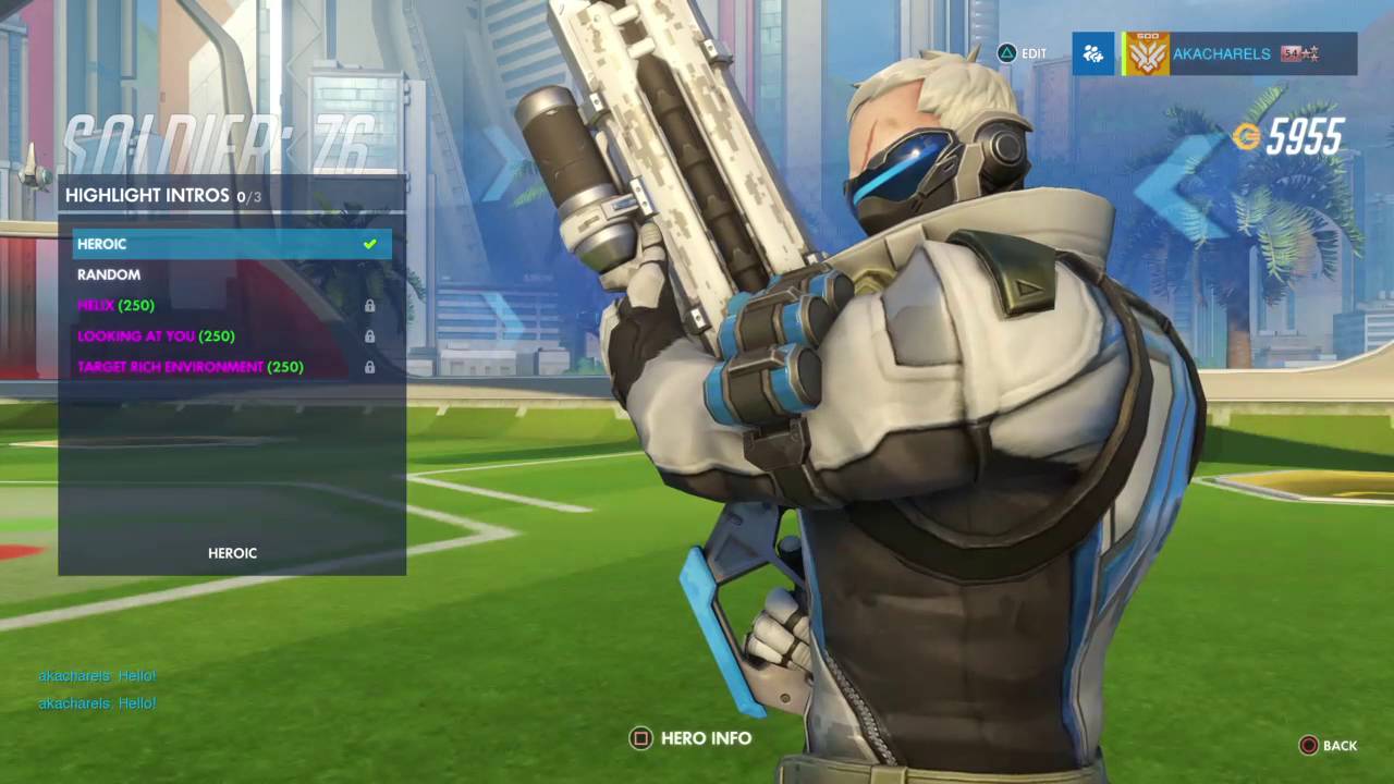 Overwatch: Soldier: 76 Bone Skin All Emotes, Poses, Intros and Weapons ...