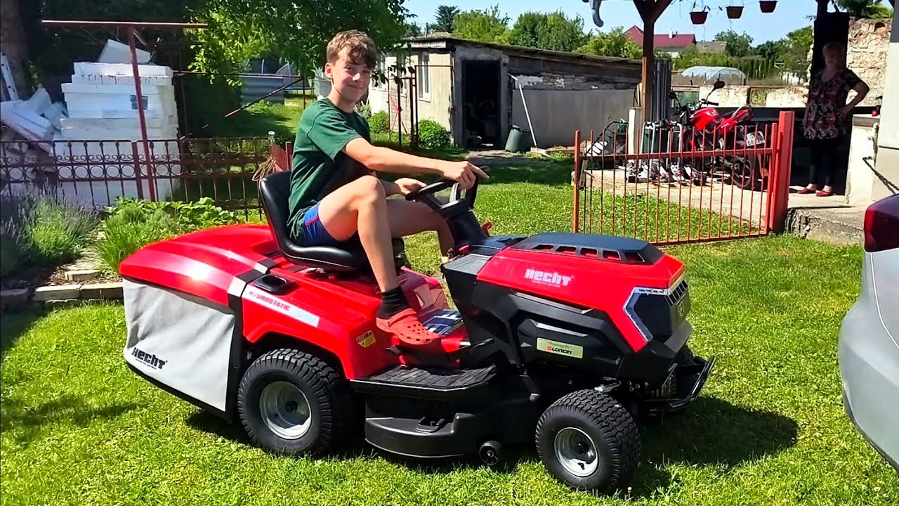 POV We Finally Bought Our DREAM Lawn Tractor | First Ride Experience ...
