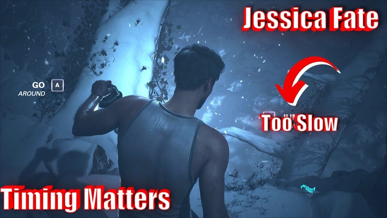 Until Dawn Jessica Fate | Timing Matters | Butterfly effect - YouTube