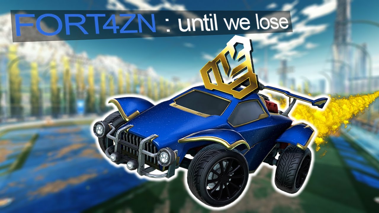 When you "cant end on a loss" in ROCKET LEAGUE... - YouTube