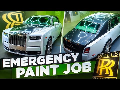 Rare: 1 of 1 $900K Rolls Royce Emergency Paint Job & a KEYED up ...