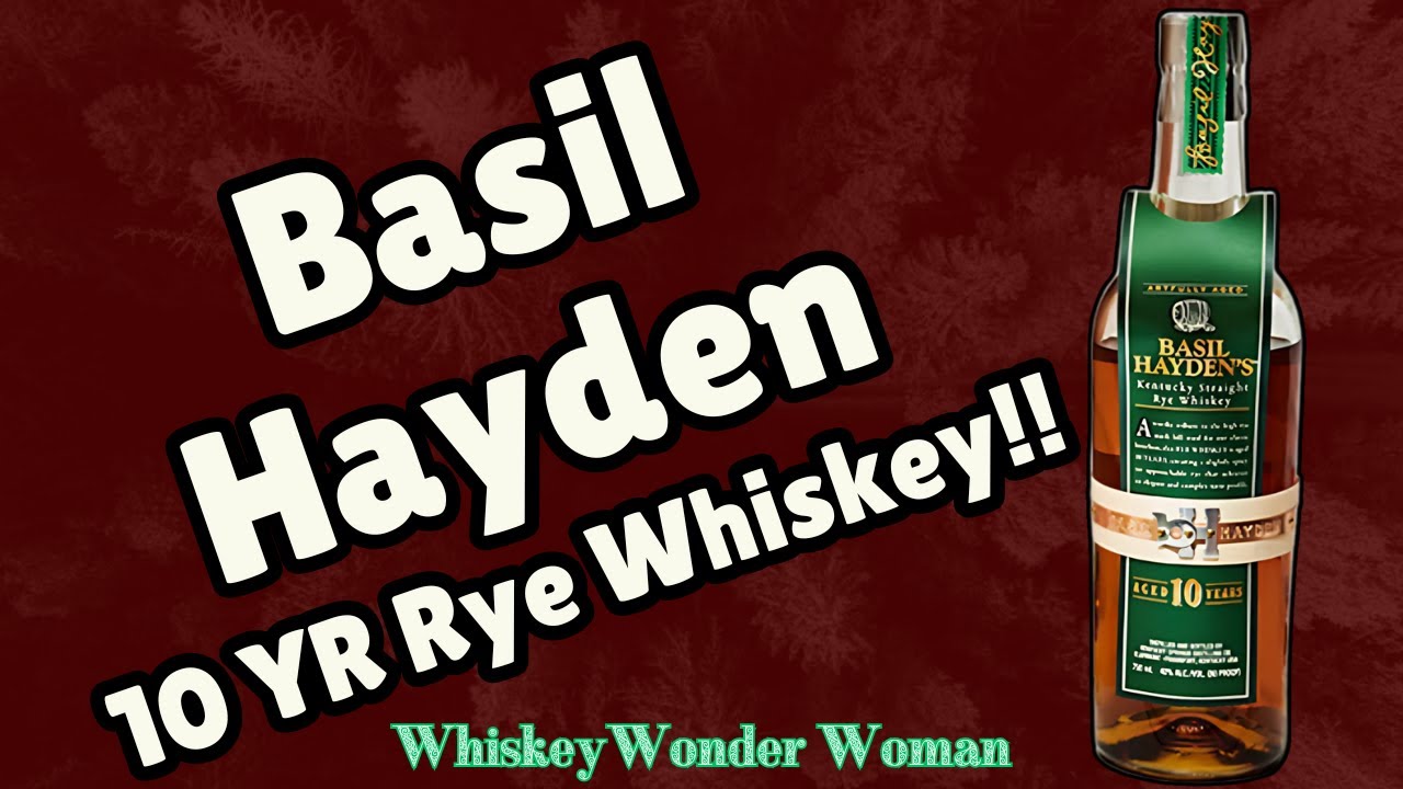 Limited Edition Basil Hayden 10 Year Rye | Whiskey Review - YouTube