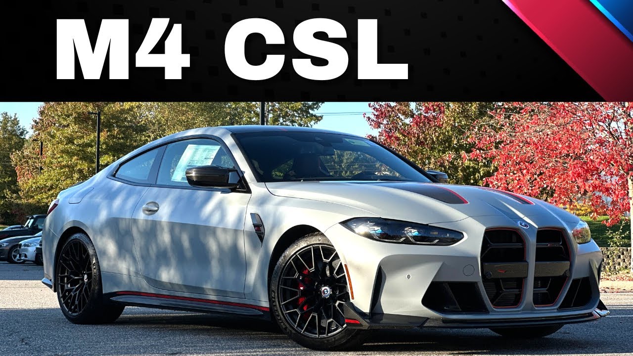 BMW M4 CSL - First Look, Overview, Specs, Review! - YouTube