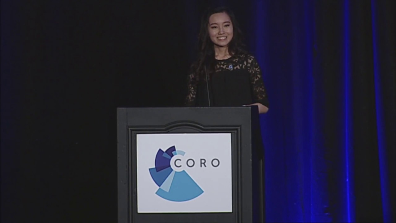 Coro Exploring Leadership Alumna, Grace Pang, Speaks at the 22nd Annual ...