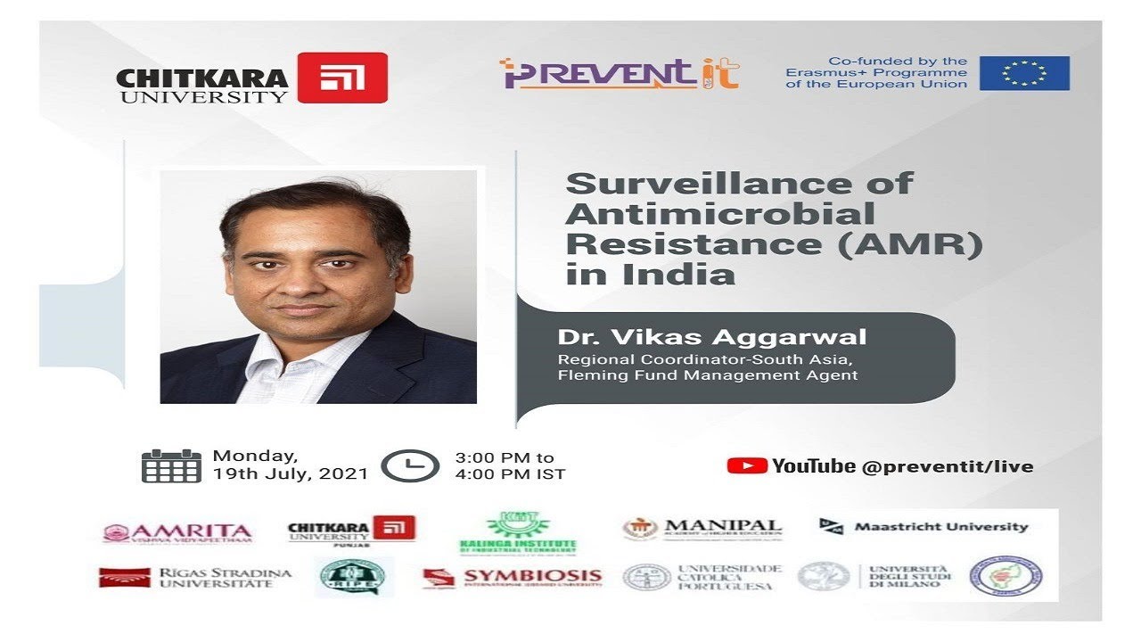 Surveillance of Antimicrobial resistance (AMR) in India- Dr. Vikas ...