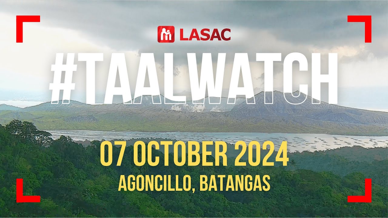 🔴 TAAL VOLCANO LIVE | 07 OCTOBER 2024 | Alert Level 1 - YouTube