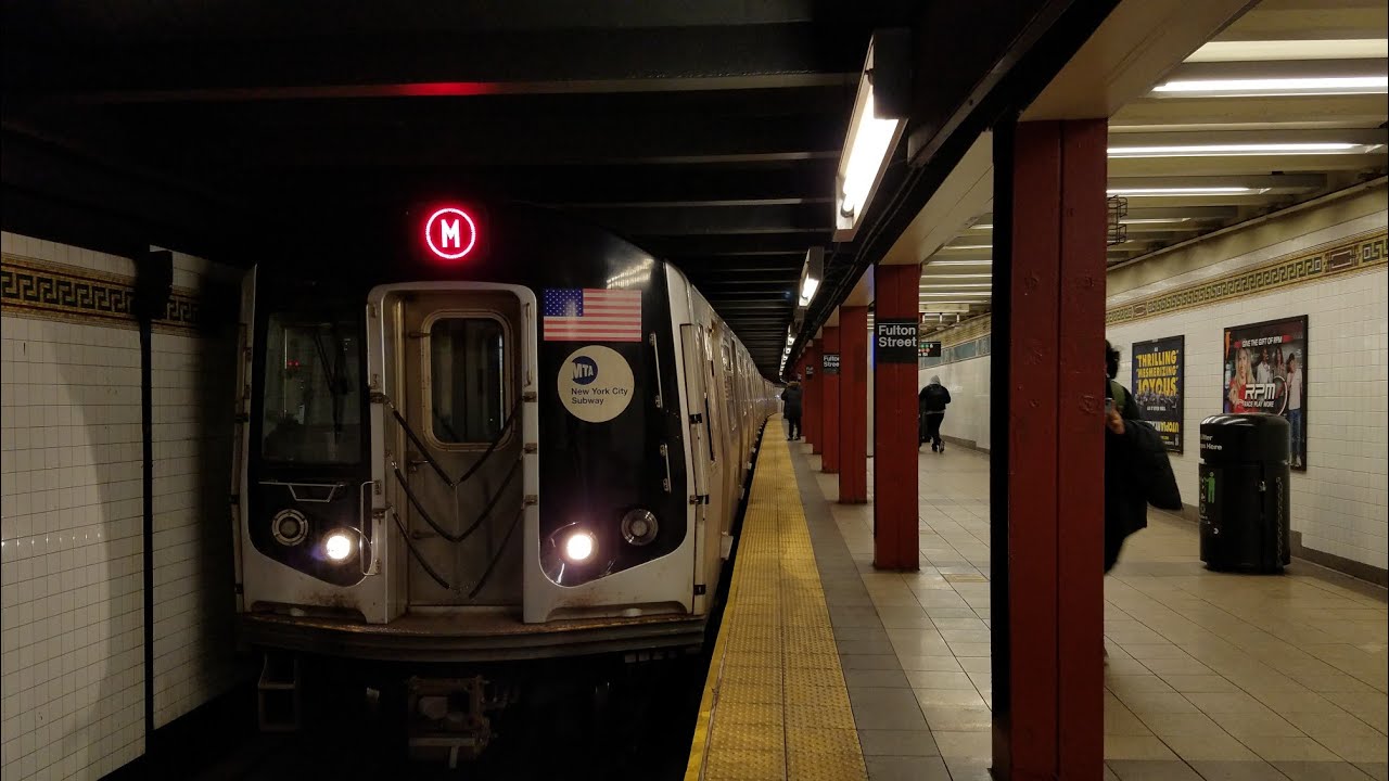 (M) trains running via the J line to Broad Street action - YouTube
