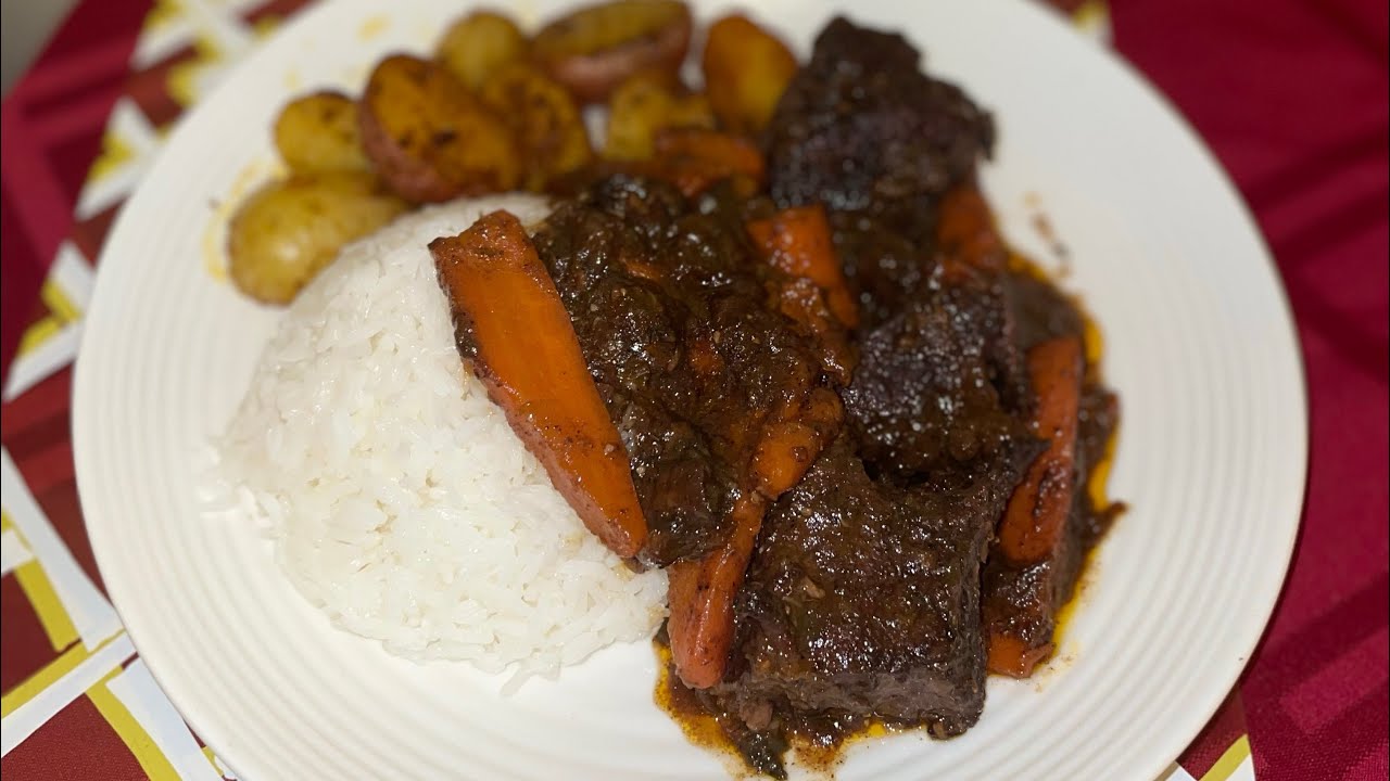 Claudia’s Cuisine Episode 8 - Braised Beef Short Ribs W/ White Rice ...