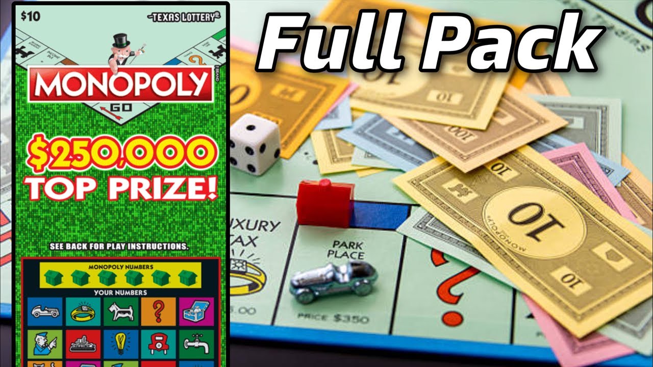 Monopoly Full Pack Texas Lottery - YouTube