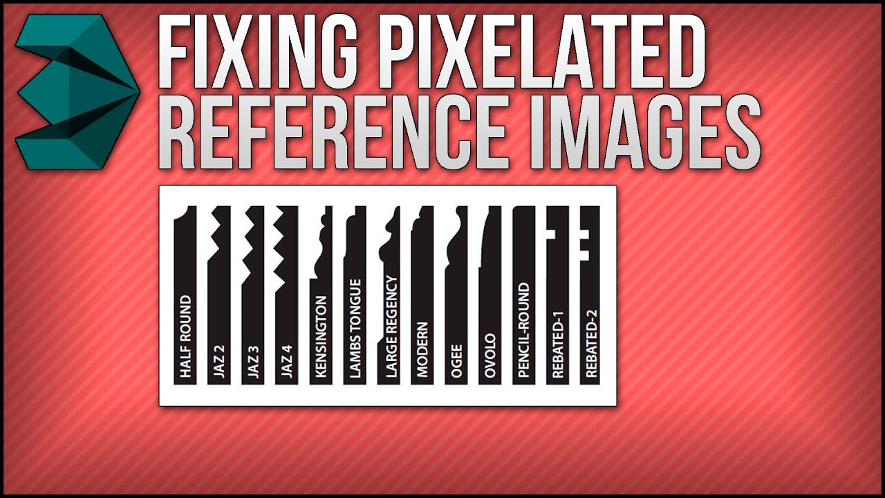 3DS Max: Fix Pixelated reference images - YouTube