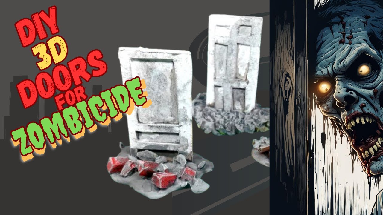 DIY Zombicide 3D Door Tokens – Bring Your Game to Life! - YouTube