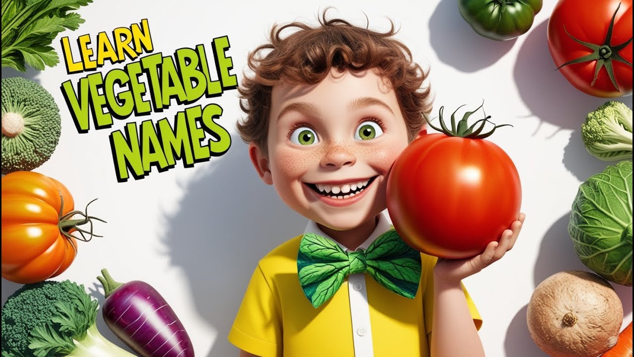 Learn Vegetable Names for Kids - Fun & Educational Video! - YouTube