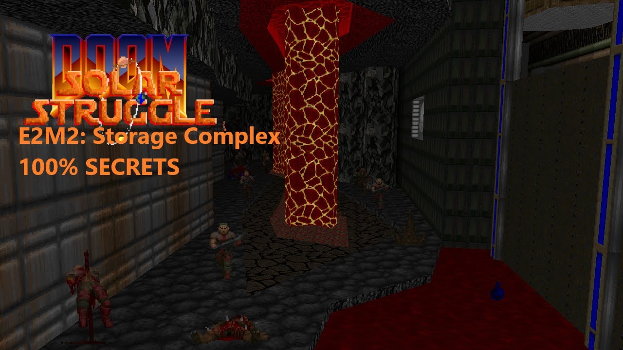 Doom Solar Struggle part 11 E2M2: Storage Complex 100% Secrets (no ...