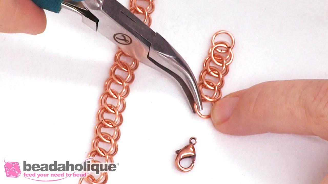 How to do Half Persian 3-in-1 Chain Maille - YouTube