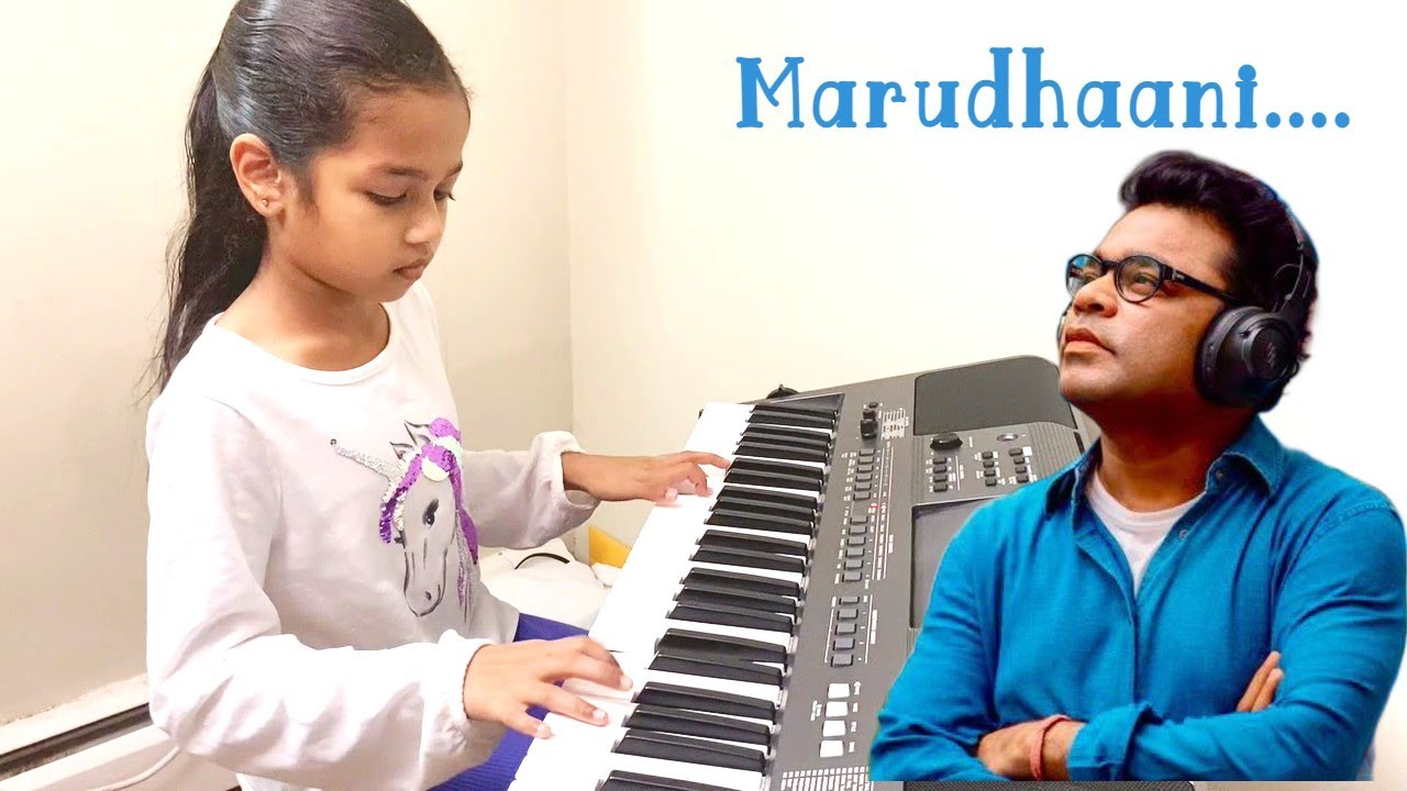 Marudhaani Marudaani with Interlude Piano Cover by Riya | Sakkrakatti ...