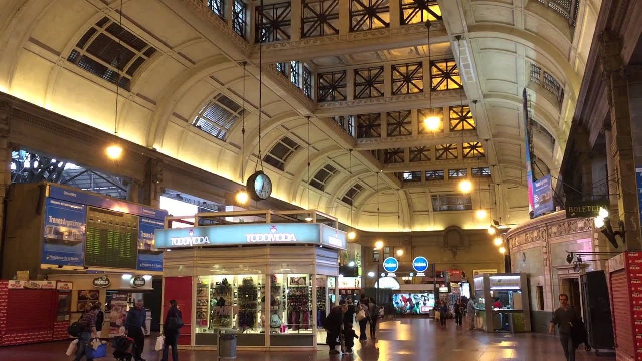 Retiro Station Buenos Aires - YouTube