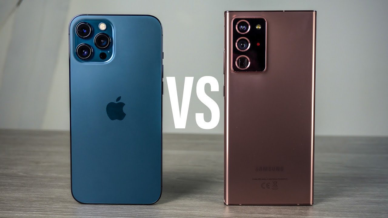 iPhone 12 Pro Max vs Galaxy Note 20 Ultra : Lequel Choisir ? - YouTube