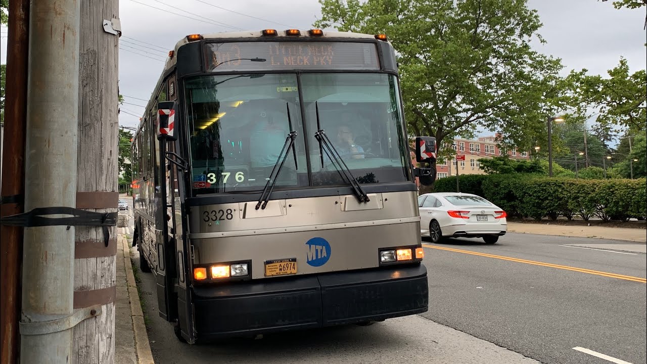 Little Neck Parkway Bound 2007 MCI D4500CL 3328 QM3 Express Bus From ...