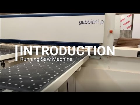 Intoduction Our Machine | SCM Gabbiani P Running Saw Machine - YouTube