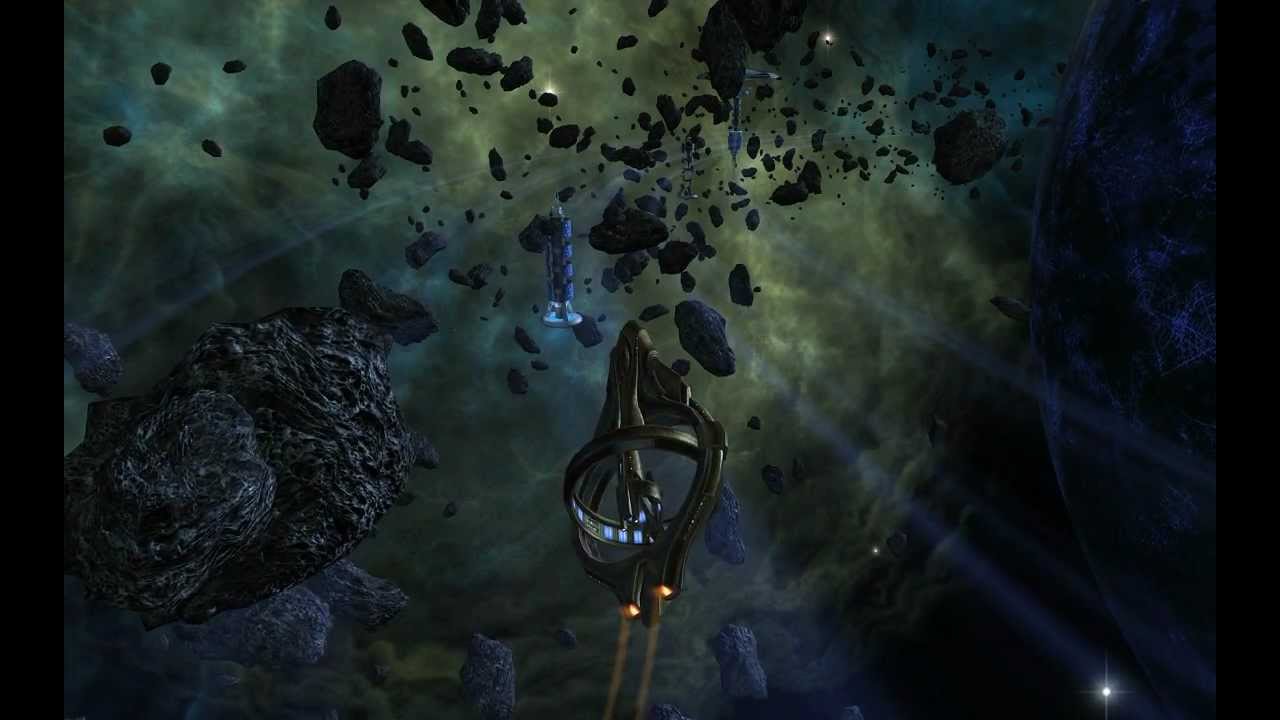 STAR TREK ONLINE HD Vulcan Command Cruiser-D'Kyr Class vs Klingon (2011 ...