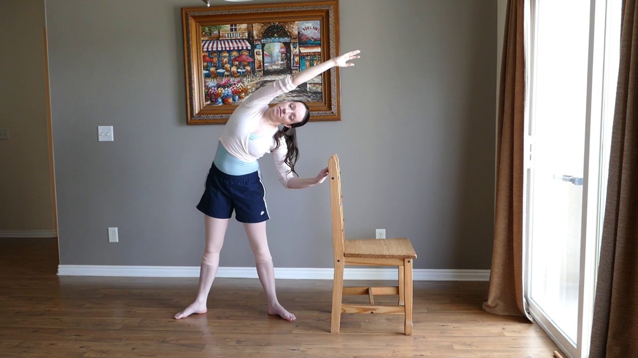 At-Home Ballet Class - Barre Exercises - YouTube