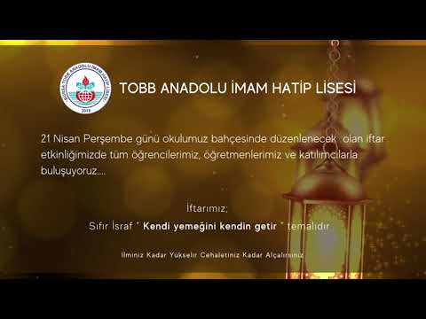 Ramazan iftar etkinliğimize davetlisiniz