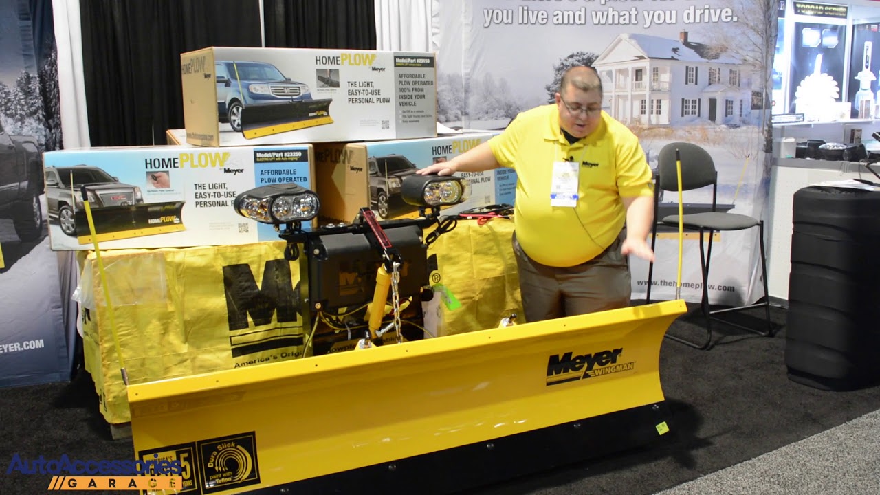Meyer WingMan Snow Plow - SEMA 2017 - YouTube