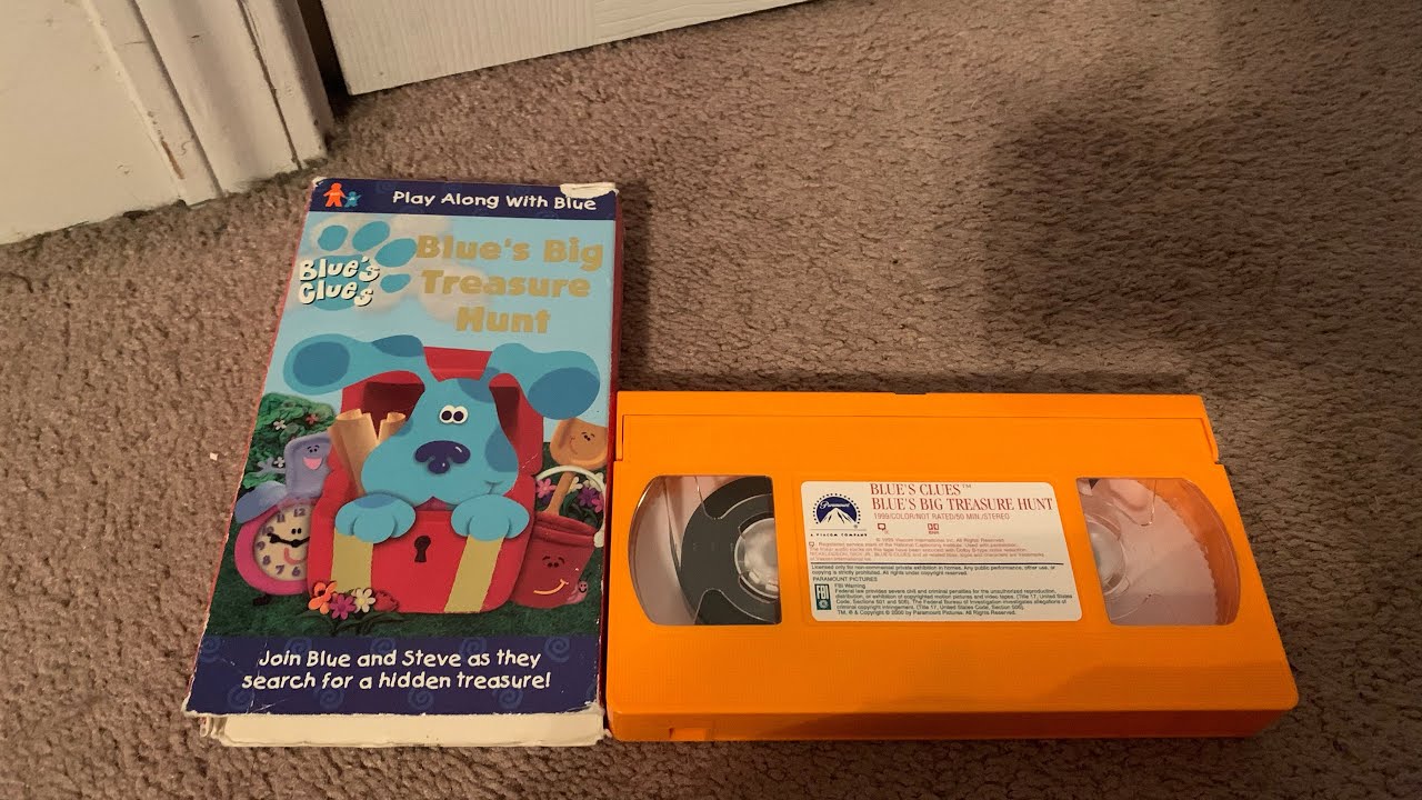 Opening to Blue’s Clues: Blue’s Big Treasure Hunt 1999 VHS - YouTube