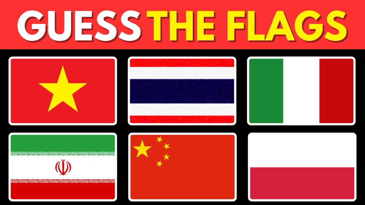 Guess The Flag Quiz 🚩 | 30 Countries Flag Quiz - YouTube