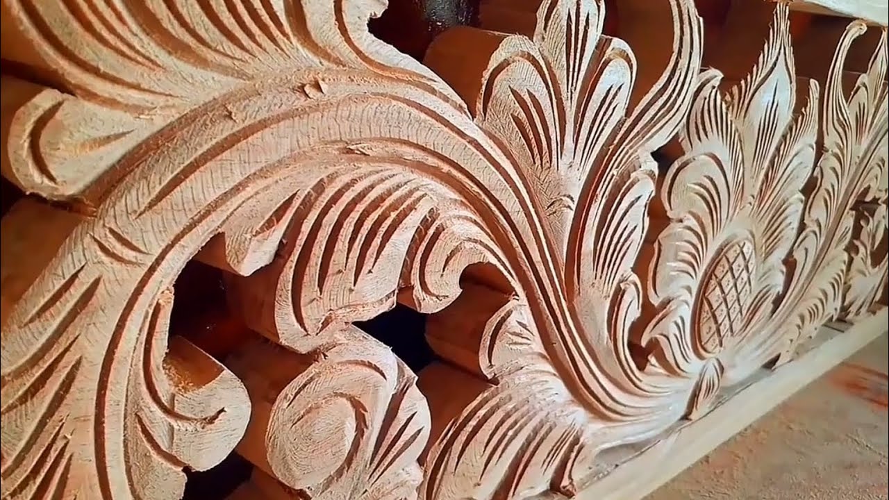 🟤Amazing Wood Carving Design| WOOD WORK VLOG| 🟤 - YouTube