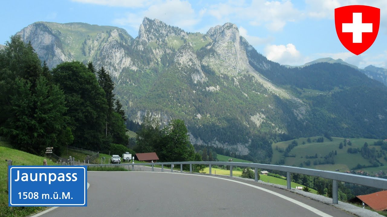 Switzerland: Jaun Pass - YouTube