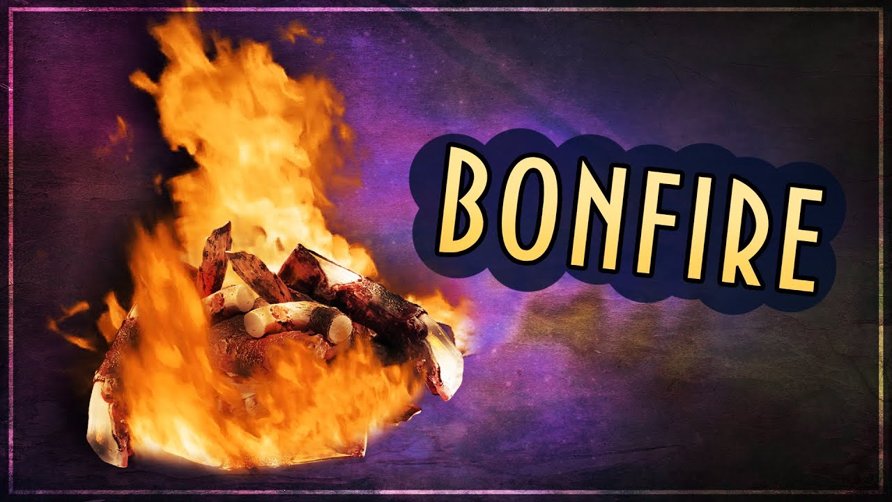 Сyber ASMR Animation - Fire Burning, Bonfire + Green Screen Footage ...