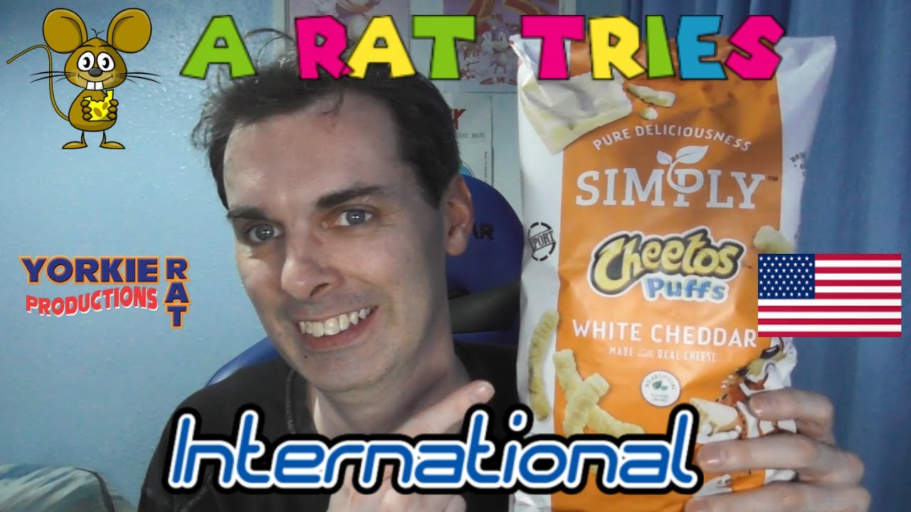 Cheetos Puff White Cheddar [A Rat Tries International] - YouTube