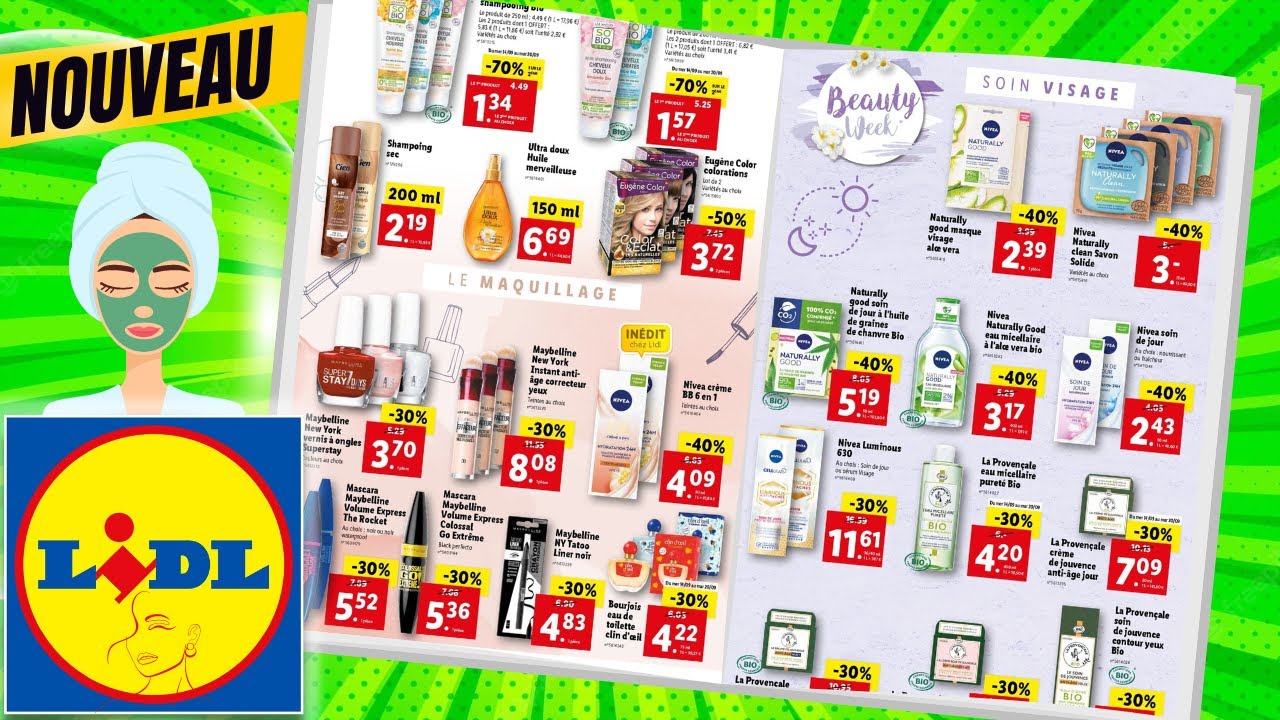 catalogue LIDL BEAUTY WEEK du 14 au 20 septembre 2022 ⛔ Arrivage ...