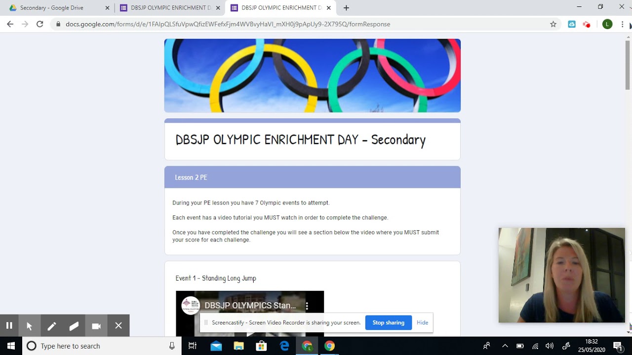 DBSJP OLYMPICS Secondary Video Tutorial - YouTube
