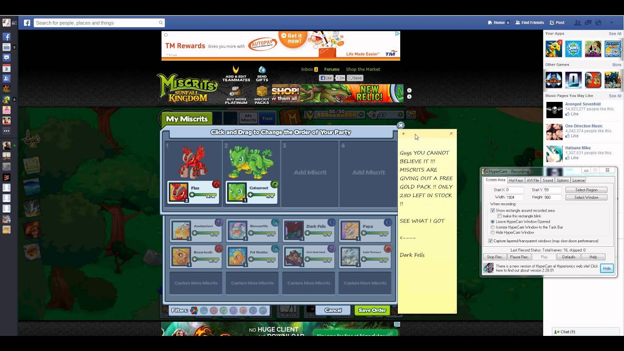 Miscrits : FREE GOLD PACK *SK and VI* - YouTube
