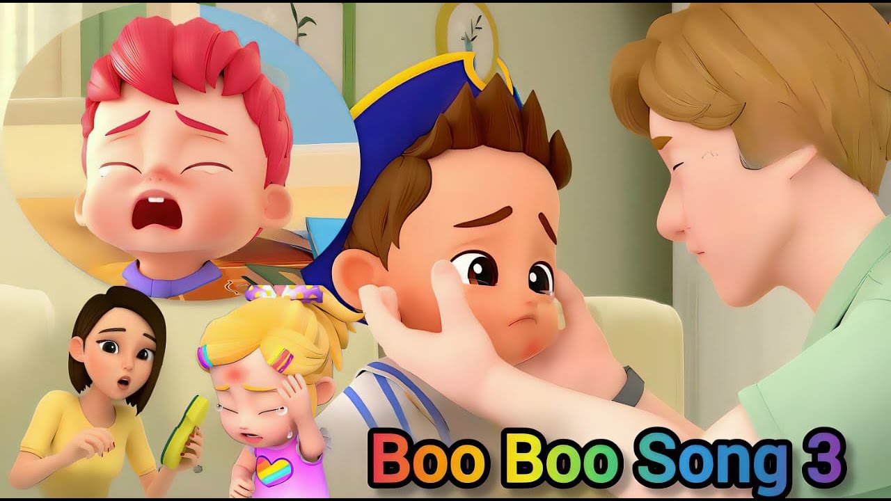 Boo Boo Song | Part 3 | Bebefinn | Nursery Rhymes & Songs ...