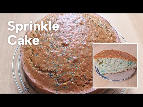Colourful Sprinkle Cake | How to Make Sprinkle Cake | Evarena Cookery ...
