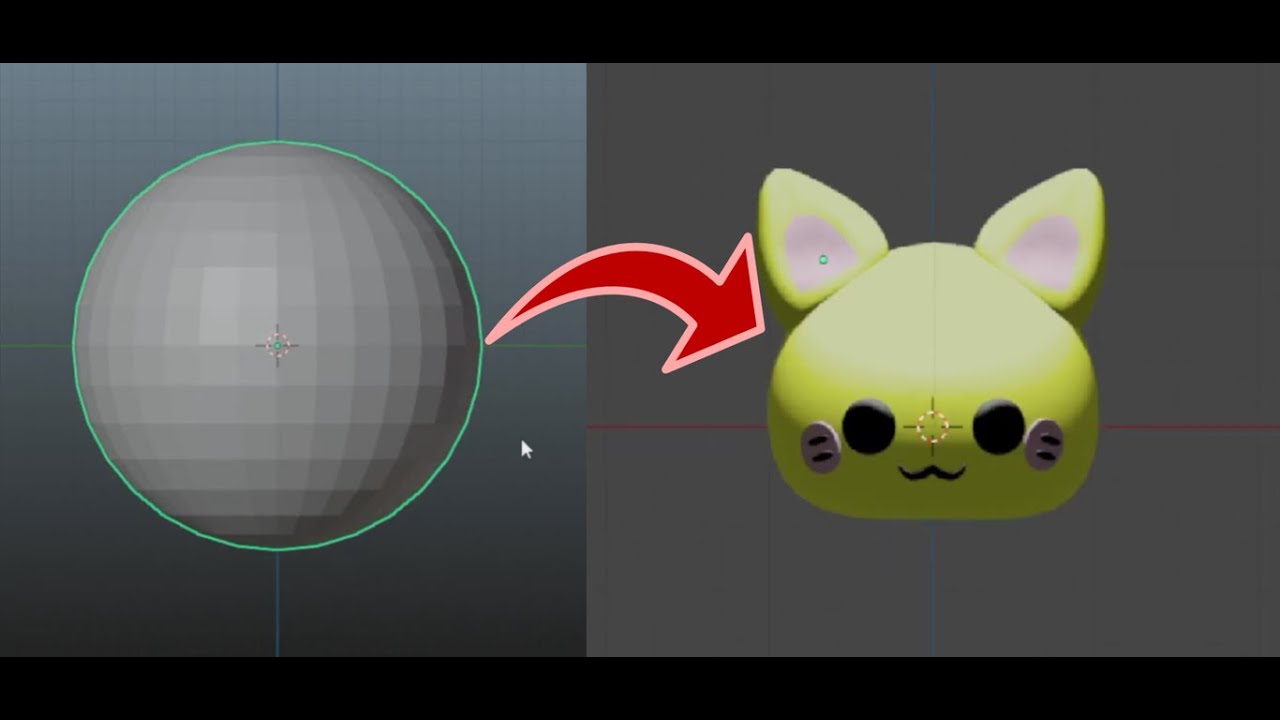 HACIENDO UN GATO SLIME EN BLENDER DESDE CERO. - YouTube