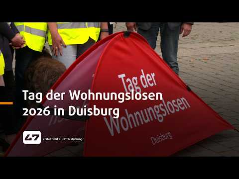 TAG DER WOHNUNGSLOSEN 2026 IN DUISBURG | STUDIO 47 .live