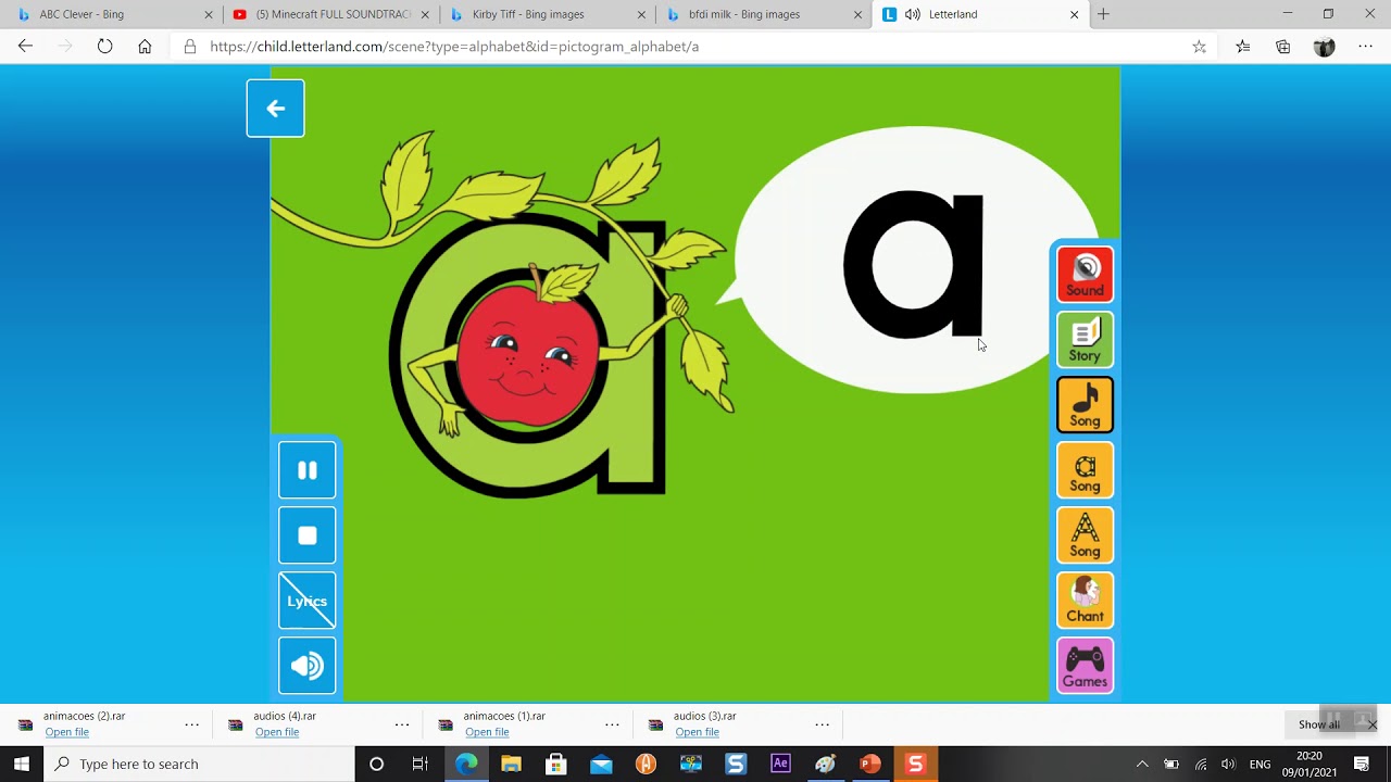 Letterland Phonics: s, a, t, p - YouTube