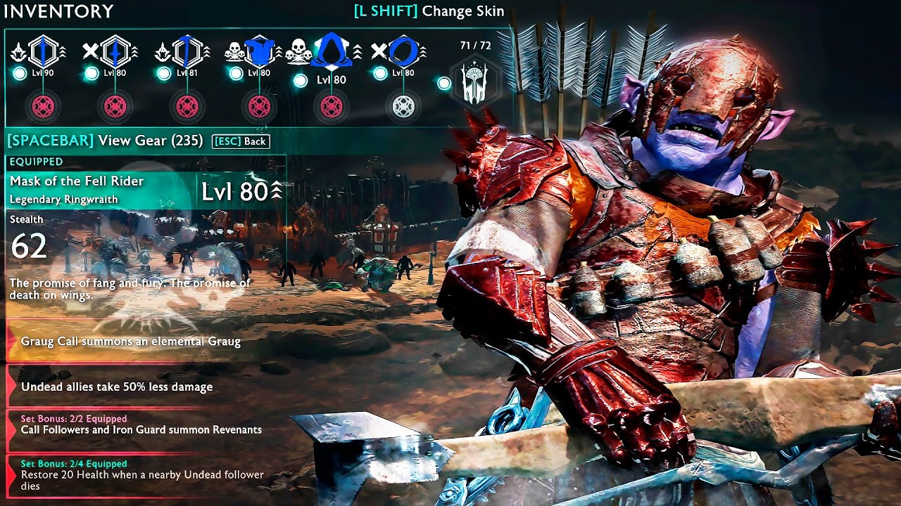 SHADOW OF WAR - UNIQUE RUNNER OVERLORD BATTLE FOR THE CITADEL IN DESERT ...