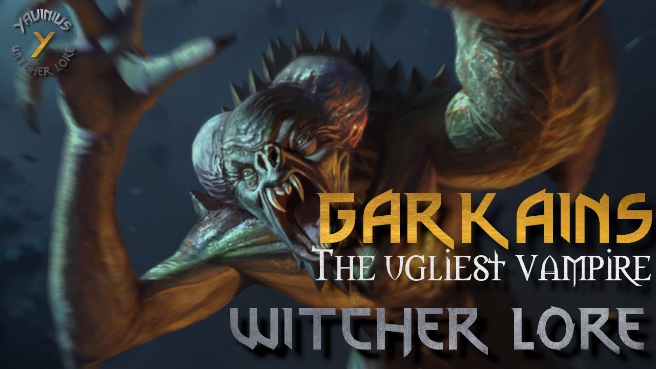 Garkains: The ugliest of vampires - Witcher Lore - Monster Lore - YouTube