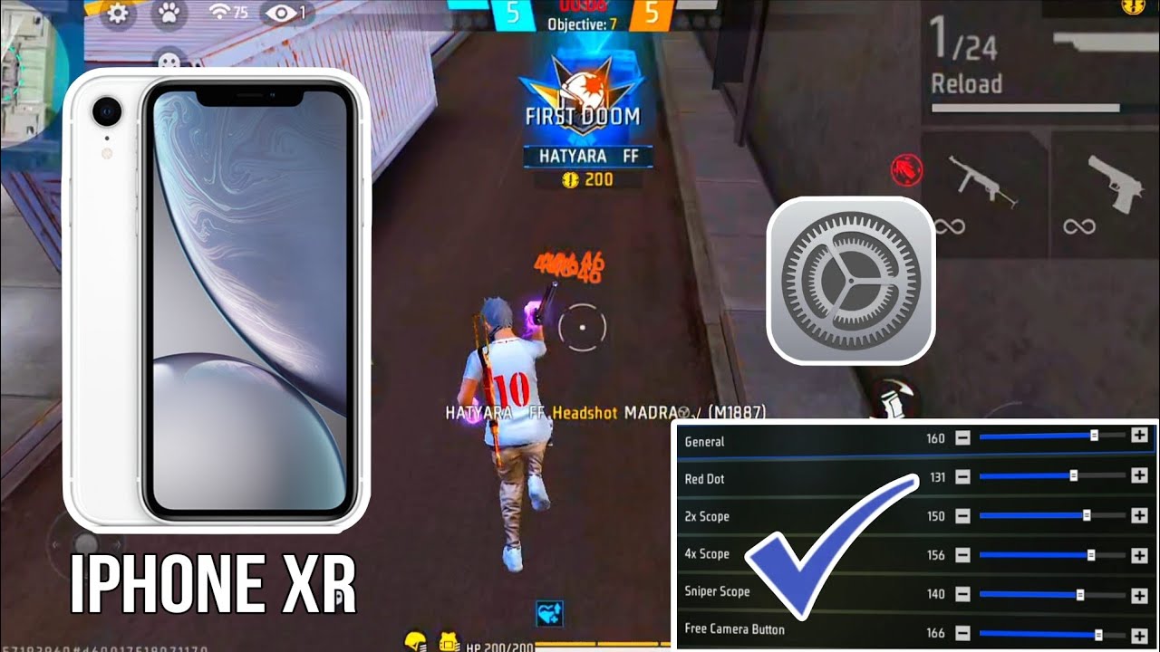 iphone xr free fire sensitivity settings ⚙️ iphone xr free fire ...