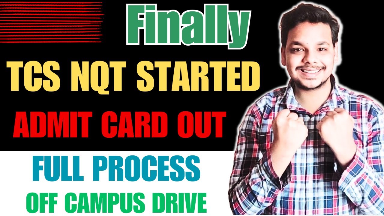 Finally TCS NQT 2025 Started | TCS NQT Admit Card Out | TCS NQT Hall ...