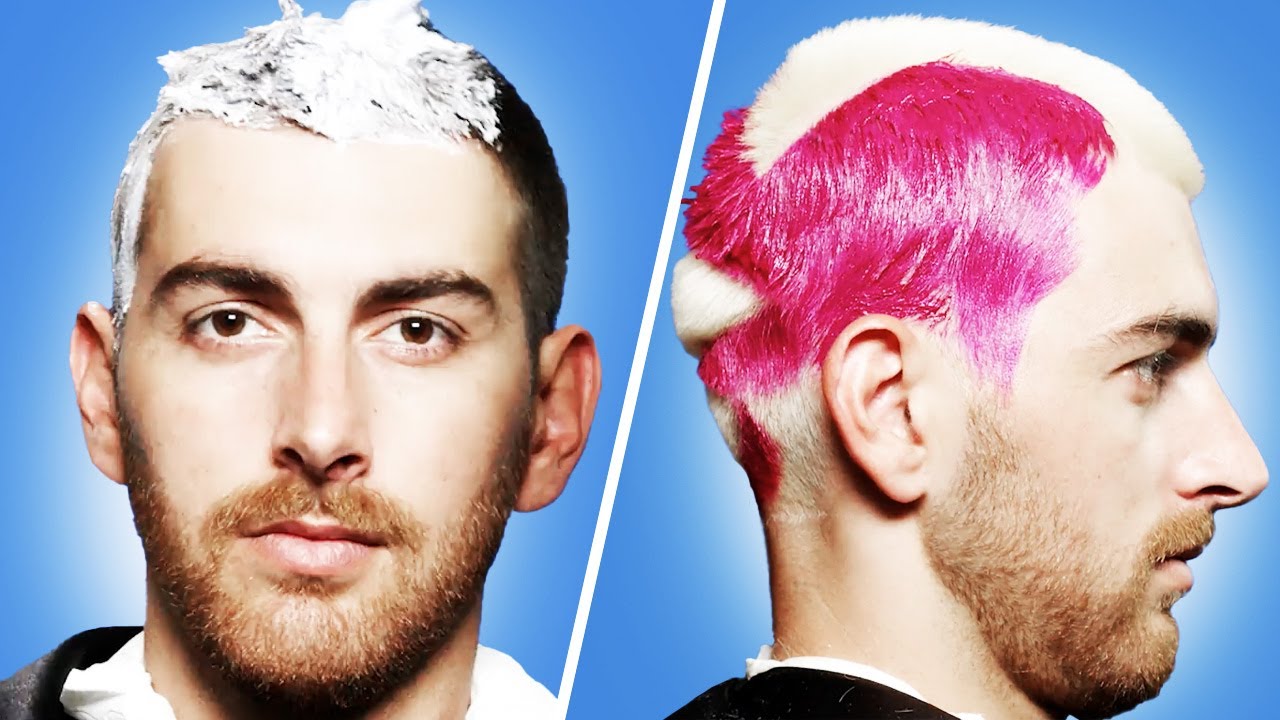 SUPER Creative Color & Design Haircut Tutorial! - YouTube