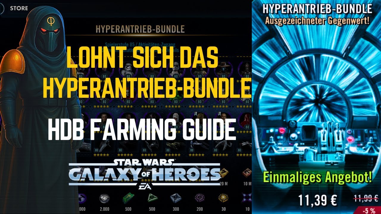 Lohnt sich das Hyperantrieb Bundle in Star Wars Galaxy of Heroes? HDB ...
