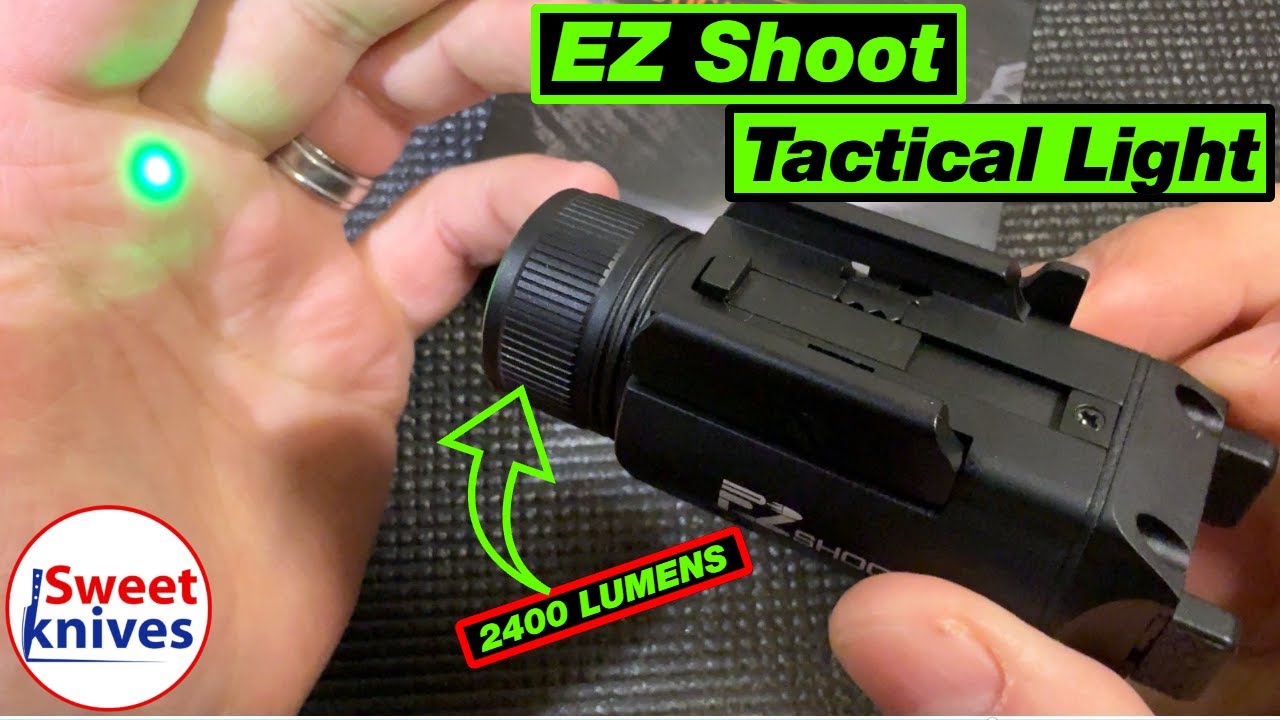EZ Tactical Light Review: Bright, Budget, Gun-Mounted Light - YouTube